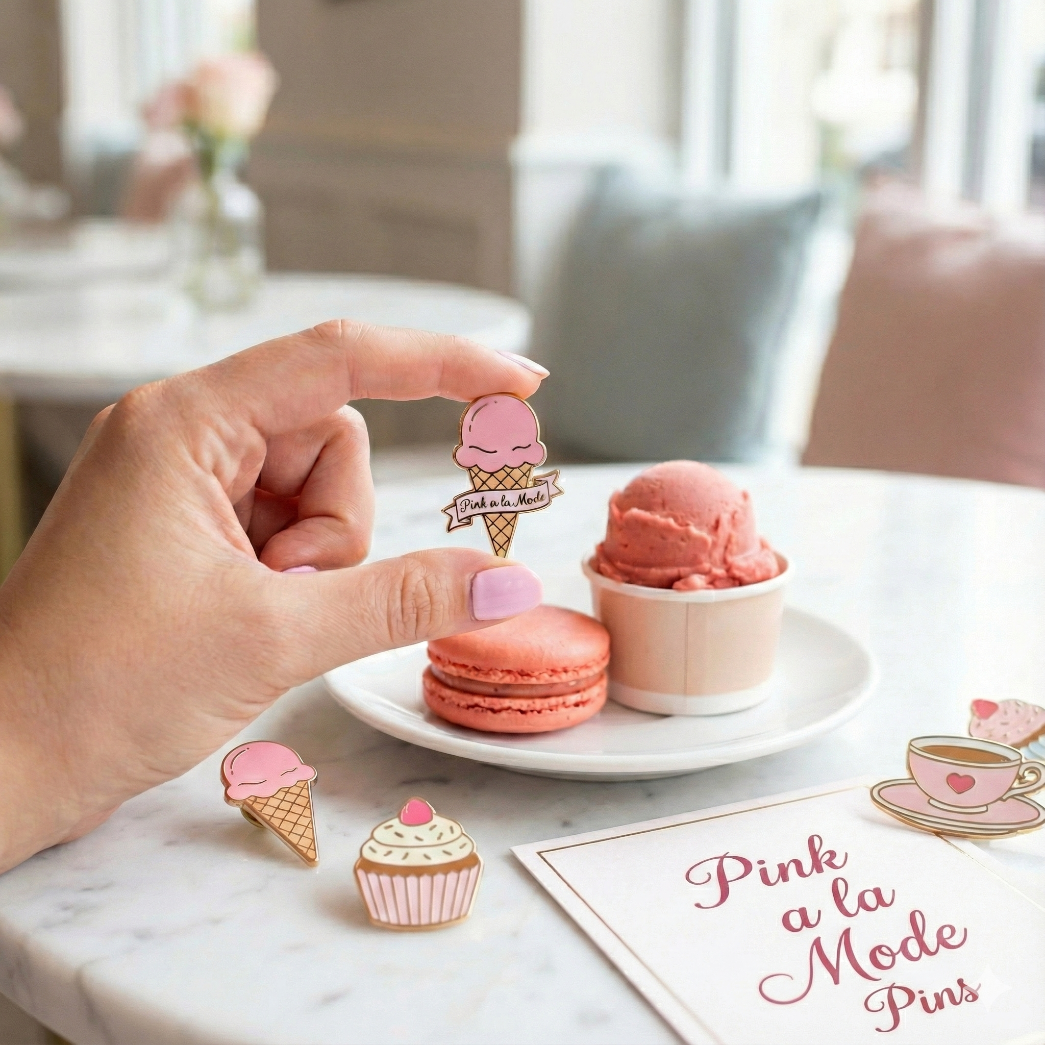 Pink a la Mode Pins – Pinston Peak